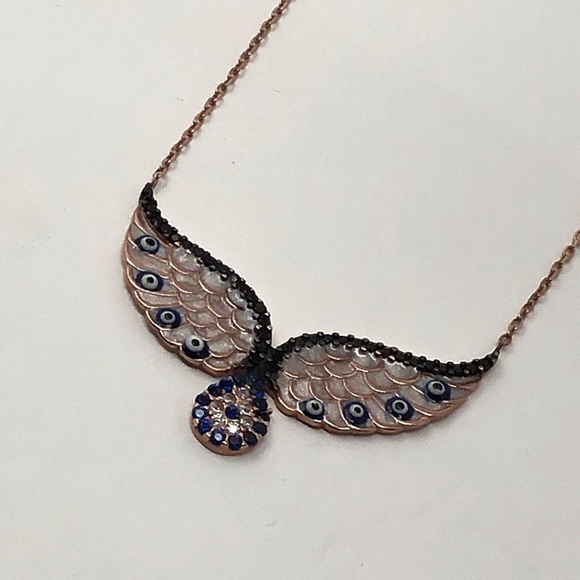 sky jewelers | Jewelry | 925 Silver Greek Evil Eye Women Necklace ...